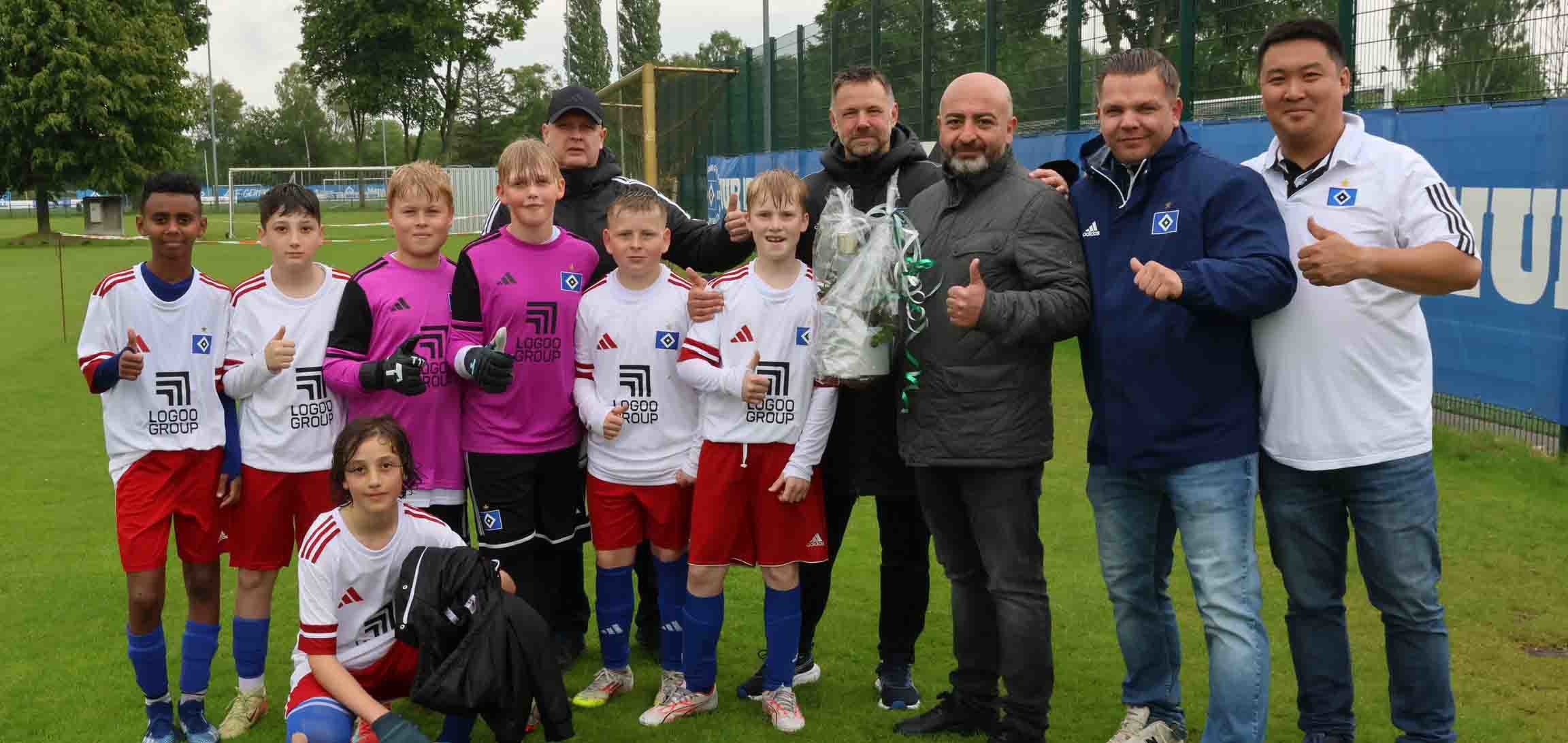 Logoo Group bleibt Partner des HSV-Nachwuchsfußballs | HSV e.V.