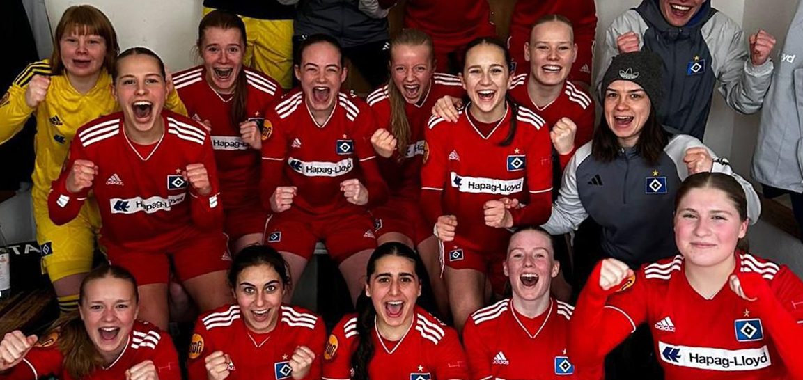 U17-Fußballerinnen gewinnen 1:0 in Wolfsburg | HSV e.V.